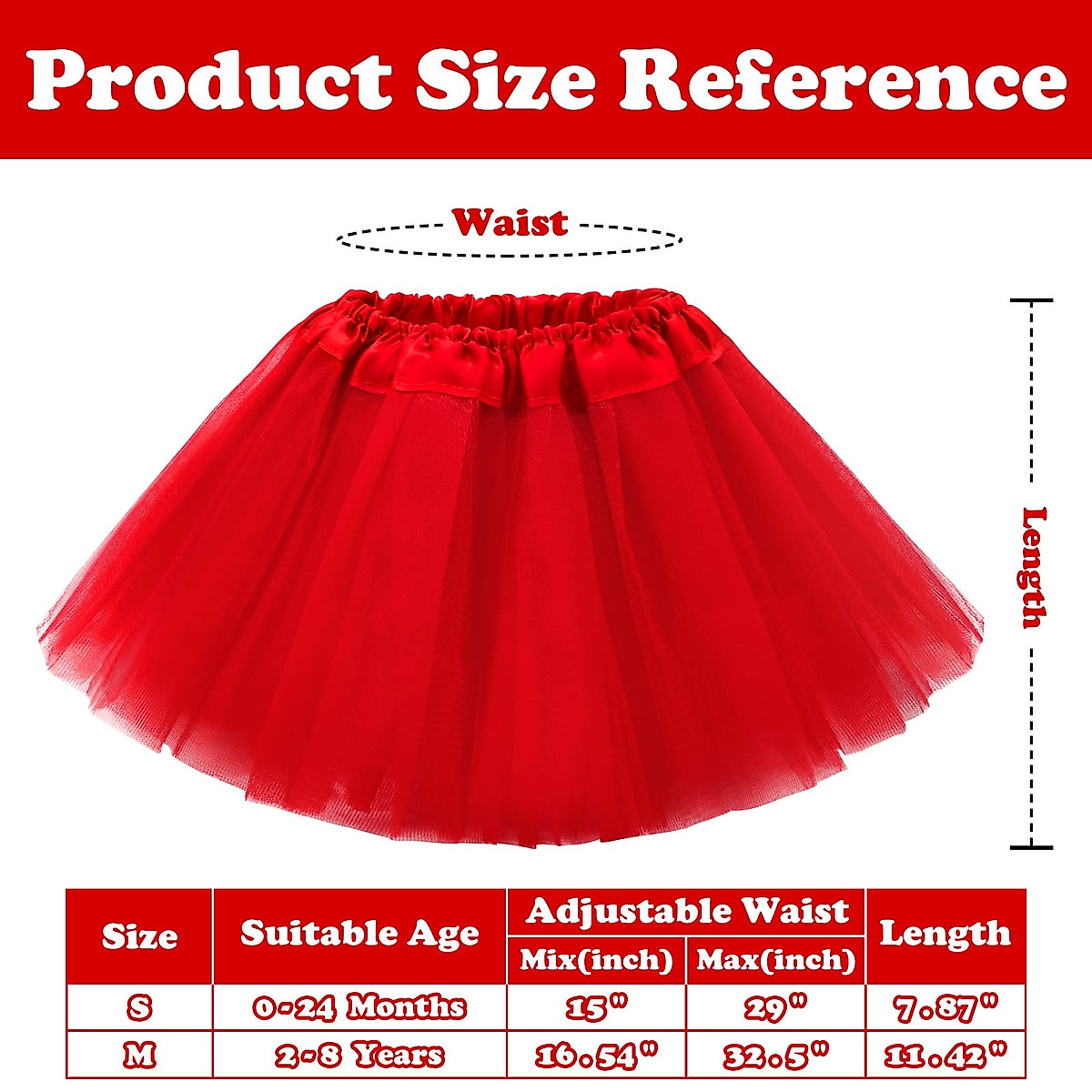 Red Tutu Toddler Tutu Baby Tutu Red Tutu for Girs Red Tulle Skirt Baby Tutu Skirt Red Toddler Tutu Skirt Infant Tutu