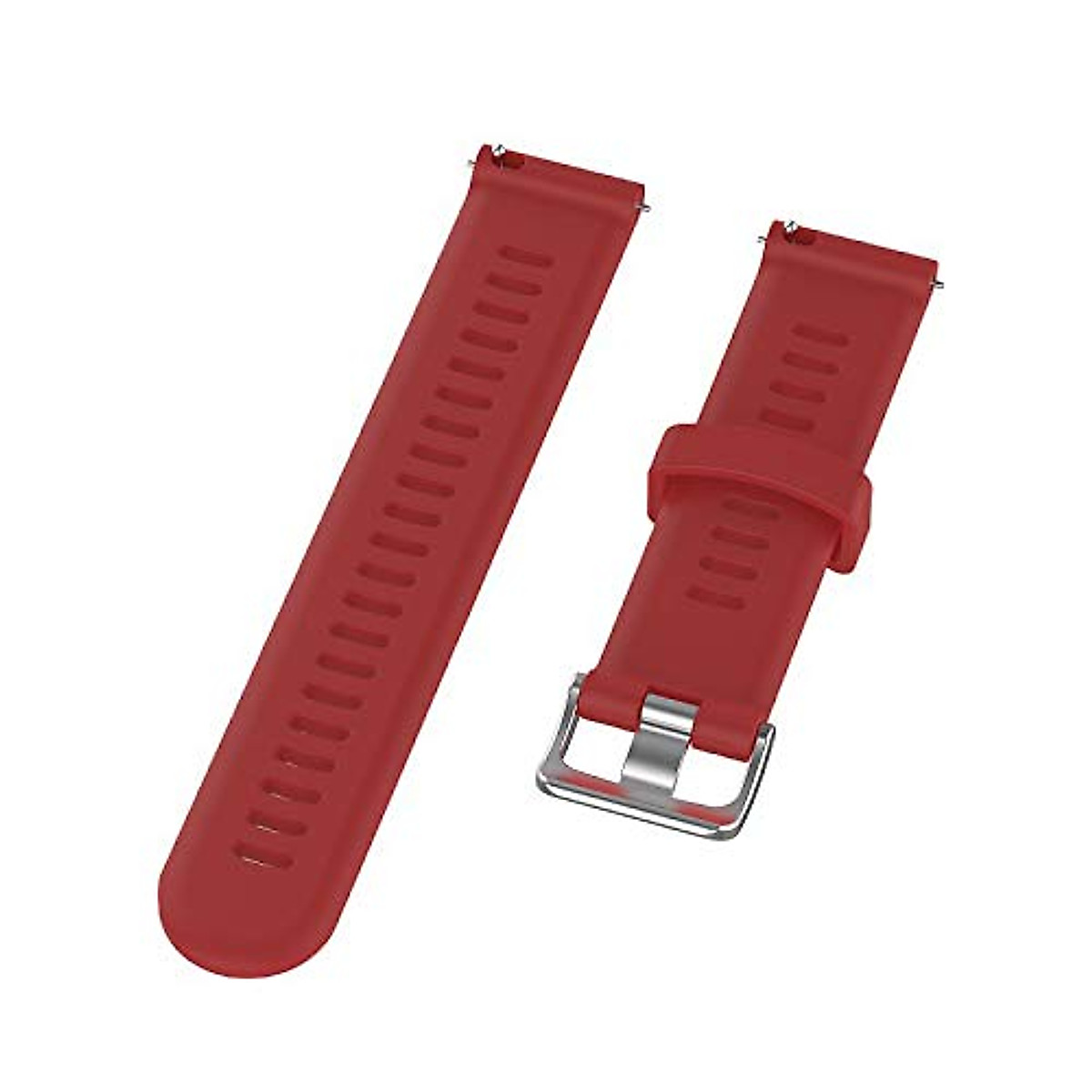 200Pcs Compatible for Movado 2.0 Smartwatch Band, Blueshaw Sport Replacement Strap Soft Silicone Straps Compatible for Movado Connect 2.0 Smartwatch 40mm / 42mm (Red)