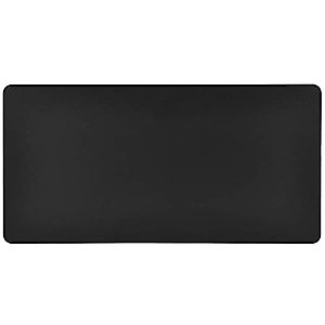 Tangkula 55 x 28 Inches Universal Relevance Table Top, Solid One-Piece Wooden Desktop for Height Adjustable Electric Standing Desk Frame, Rectangular Countertop for Stand Up Desk (Black)