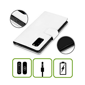 Head Case Designs Officially Licensed Nature Magick Letter L Floral Monogram Gold Navy Leather Book Wallet Case Cover Compatible with Samsung Galaxy S10+ / S10 Plus