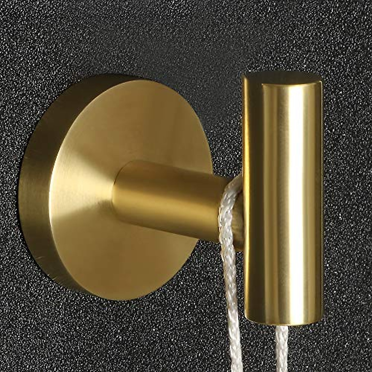 Alise Towel Hook Bathroom Single Robe Hooks Wall Mount Towel Holder Hanger Storage,SUS304 Stainless Steel Brushed Golden