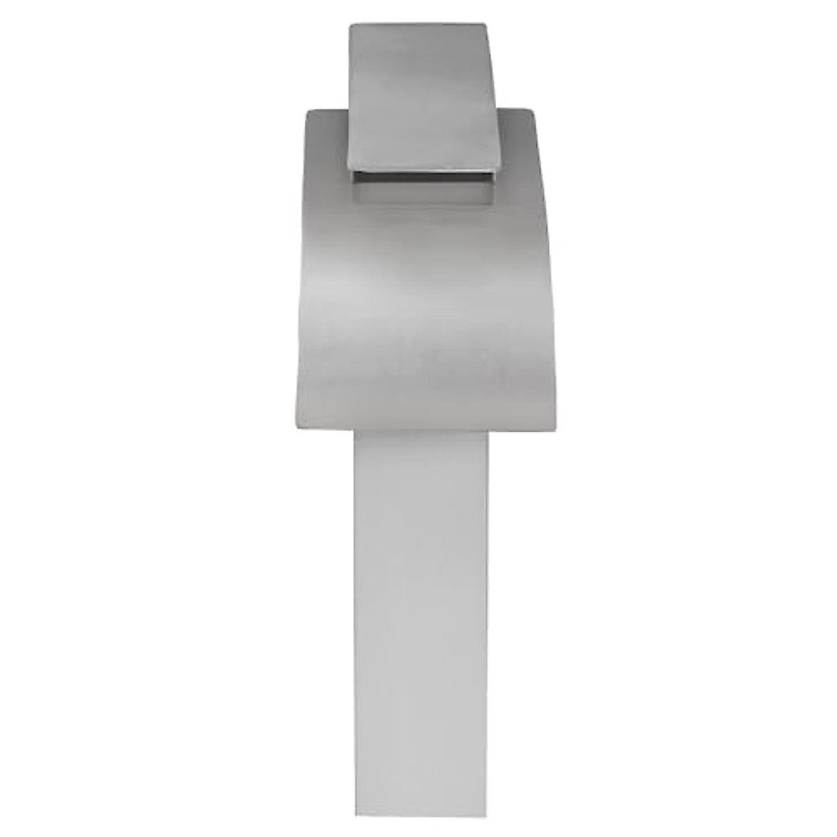 Novatto GF-136BN Eclipse Single Lever Waterfall Vessel Faucet, Brushed Nickel