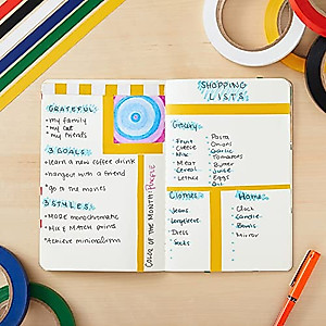 2 Rolls Vinyl Pinstripe Tape, 1/2-Inch x 36 Yards Gym Floor Tape for Marking Vehicles, Warehouse Grid Lines, Construction Sites (0.16mm, White)