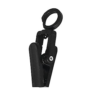 NAHANCO CC2B24 Plastic Swivel Rotating Clever Clip, 2”, Black (Pack of 24)