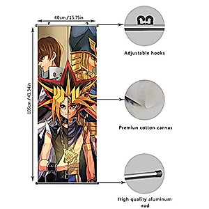 CosInStyle Anime Scroll Poster - Fabric Prints 100 cm x 40 cm | Premium and Artistic Anime Theme Gift | Japanese Game Hanging Wall Art Room Decor