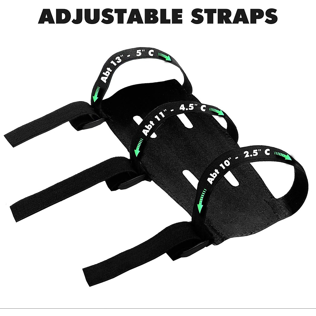 KESHES Archery Armguard Protector, Black, Adjustable Forearm Wrist Protector for Youth & Adults