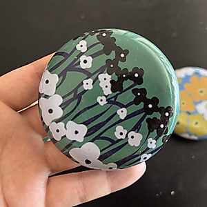 Rarapop 12 Pack Round Empty Tins Box Candle Jars, Small Travel Tin Cans, 1Oz Refillable Container Bottle Clip Tin for Candle, Lip Balm, Salve, Eye Shadow, Powder