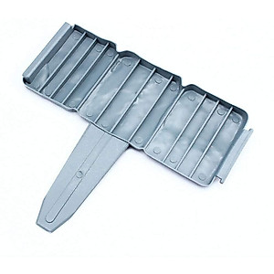 RZMY 40Pcs Garden Edging Border,DIY Stone Effect Plastic Palisade Fence Gray Decorative Flower Bed Interlocking Outdoor Lawn Border(32.8')