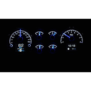 Dakota Digital 78-88 Chevy Monte Carlo Customizable Gauge Kit Black HDX-78C-MC-K