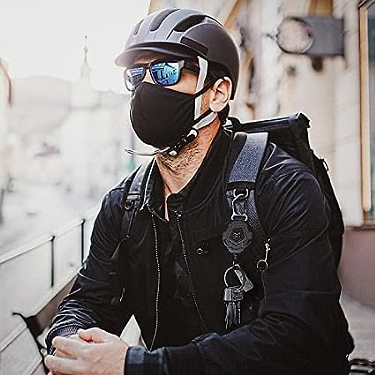 MNGARISTA 2-Pack Retractable Keychain, Heavy Duty Carabiner Badge Holder, Tactical ID Badge Reel with 31.5” Steel Retractable Cord, 8.0 oz