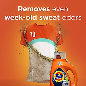 Tide Tide Plus Febreze Sport Odor Defense HE Turbo Clean Liquid Laundry Detergent, 92 fl oz 59 Loads, 92 Fl Oz
