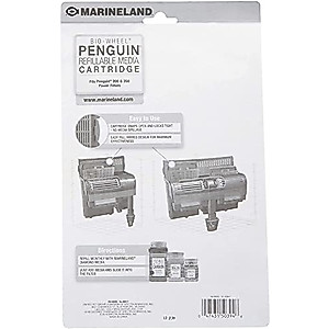 Marineland Penguin Refillable Media Cartridge, Fits 200 And 350 Power Filters, Model:PA10093, Black