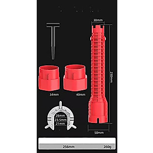 dsdzkj 8-in-1 Sink Wrench, Basin Wrench is a Multi-purpose Tool for The Kitchen, Bathroom, Toilet, and Narrow Space Under