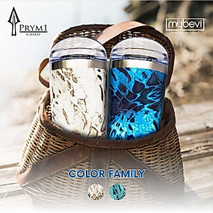 MyBevi Classic Stainless Steel Premium Grade Insulated Travel Tumbler (Shoreline Blue 26 oz)