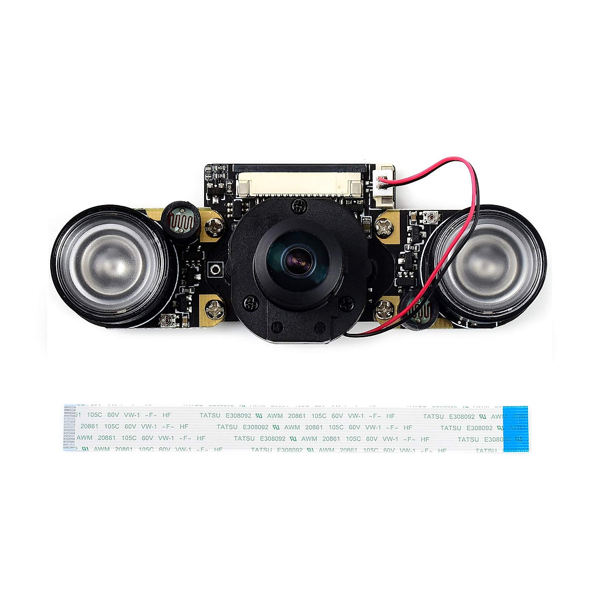 waveshare Compatible with NVIDIA Jetson Nano Camera IMX219-160 8MP IR-Cut Infrared Night Vision Camera Module for Jetson Nano and Raspberry Pi Compute Module,162° FOV with IMX219 Sensor