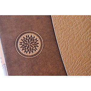 Biblia Reina Valera 1960 Tamaño grande, letra grande piel canela con cremallera / Spanish Holy Bible RVR 1960. Large Size Large Print Brown Leather with Zipper