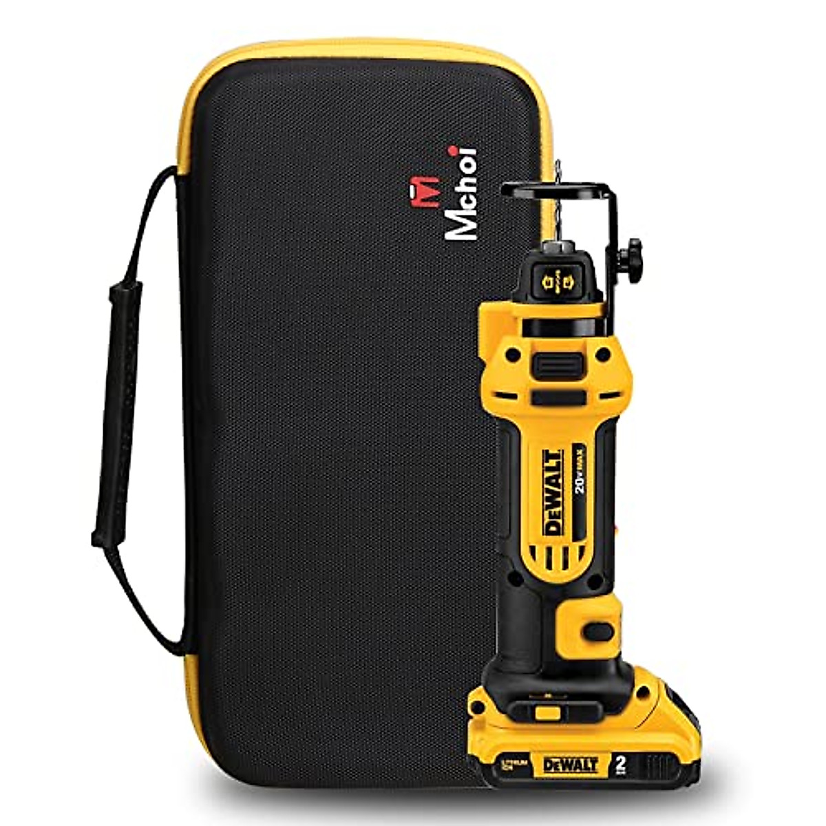 Mchoi Hard Carrying Case Fits for DEWALT 20V MAX Drywall Cutting Tool DCS551B, Case Only