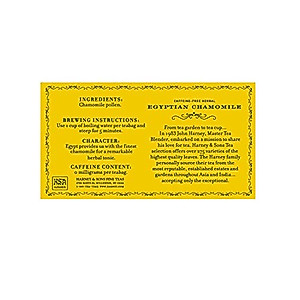 Harney & Sons Herbal Tea, Tea Bags, Chamomile, 50 Count