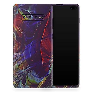 DesignSkinz Liquid Abstract Paint Remix V66 Protective Vinyl Decal Wrap Skin Cover Compatible with The Samsung Galaxy S20 (Screen Trim & Back Glass Skin)