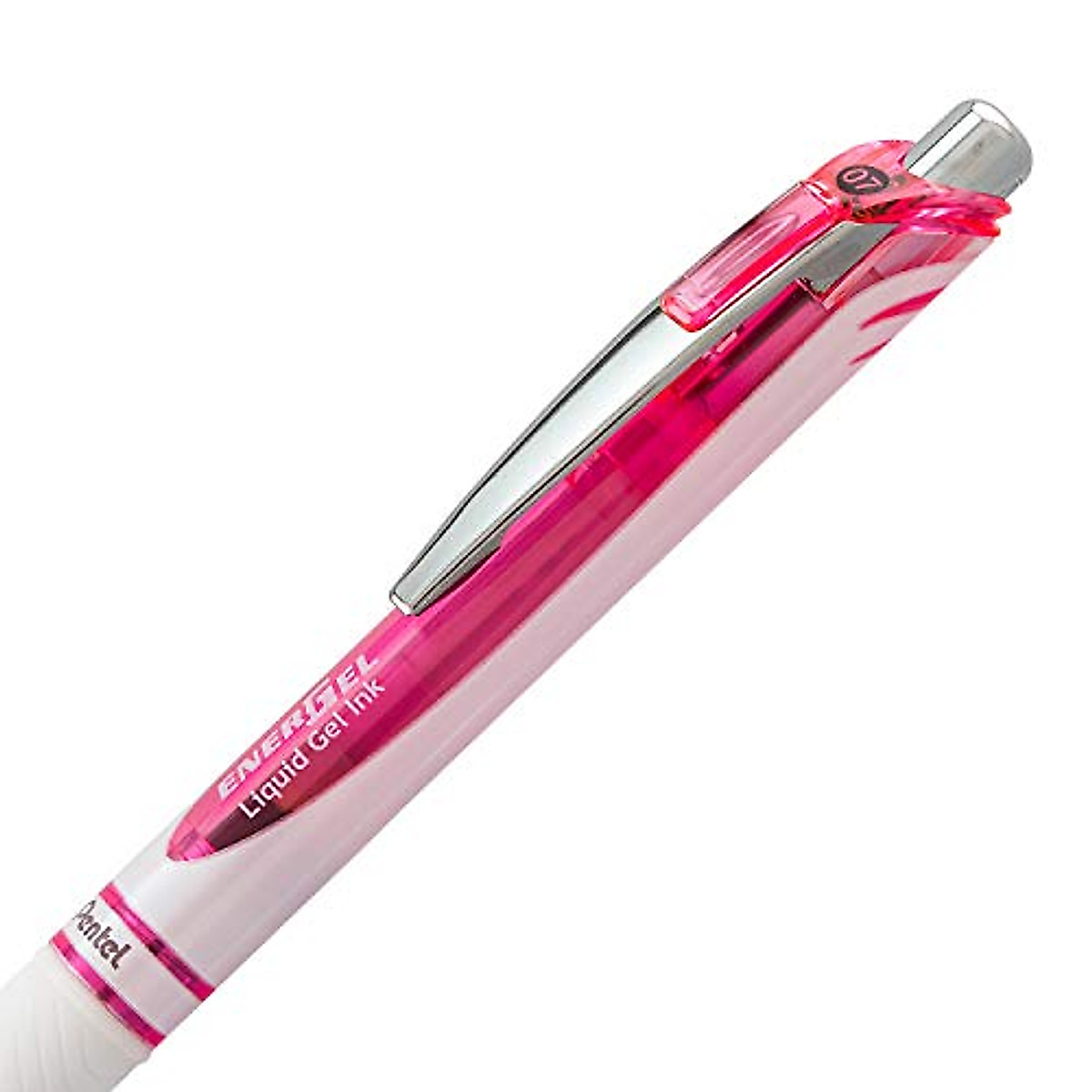 Pentel EnerGel Pearl RTX, 0.7mm, Black Ink, Box of 12 (BL77PWP-A)