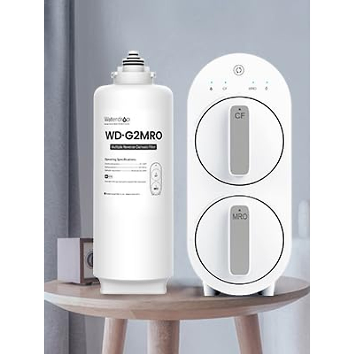 Waterdrop WD-G2MRO Reverse Osmosis Filter, Replacement for WD-G2-B, WD-G2-W, WD-G2MNR-W Reverse Osmosis System, Reduce PFAS, 2-year Lifetime