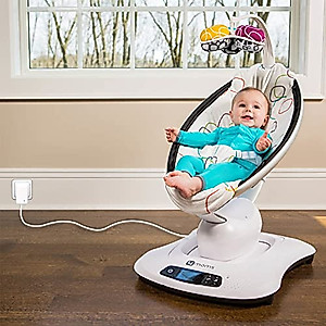 Power Cord Replacement for 4moms Mamaroo RockaRoo Baby Swing, 12V AC Adapter Charger, 6.6 ft Cable