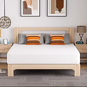 PayLessHere 12 Inch Gel Memory Foam Mattress/Bed-in-a-Box/Bed Mattress/Medium Firm Mattress with Removable Cover Fiberglass Free Home Furniture CertiPUR-US Certified/Pressure Relieving (King)