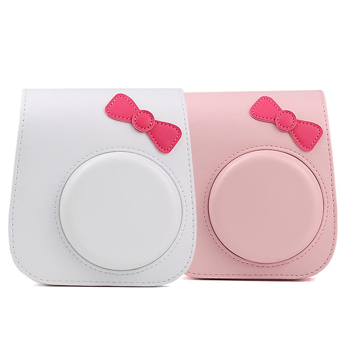 JUSTYINUO Camera Bag Protective Cover Mini Digital Photography Protective Bag Shockproof Protective Cover with Butterfly Fit for Polaroid Mini11/8/9 Camera Bags & Cases (Color : Pink)