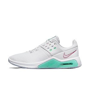 Nike Women's Air Max Bella TR 4 Running Trainers CW3398 Sneakers Shoes, White/Pink-Glaze Menta, 10 M US