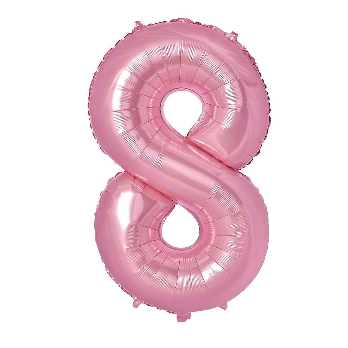 40 inch Number Balloons 8, Number Balloons Big Size for Birthday Graduation Wedding Anniversary Celebration Party Decorations (Pink)