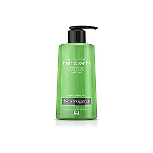 Neutrogena Rainbath Renewing Shower And Bath Gel, Moisturizing Body Wash and Shaving Gel with Clean Rinsing Lather, Pear & Green Tea Scent, 16 fl. oz