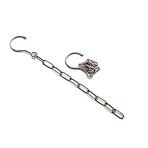 FANWU 10 Pack Magic Space Saving Hangers for Clothes, Metal Closet Hangers Organizer Chains for Closet Wardrobe Closet Organization Closet System, Essentials Hangers Chain for College Dorm Room