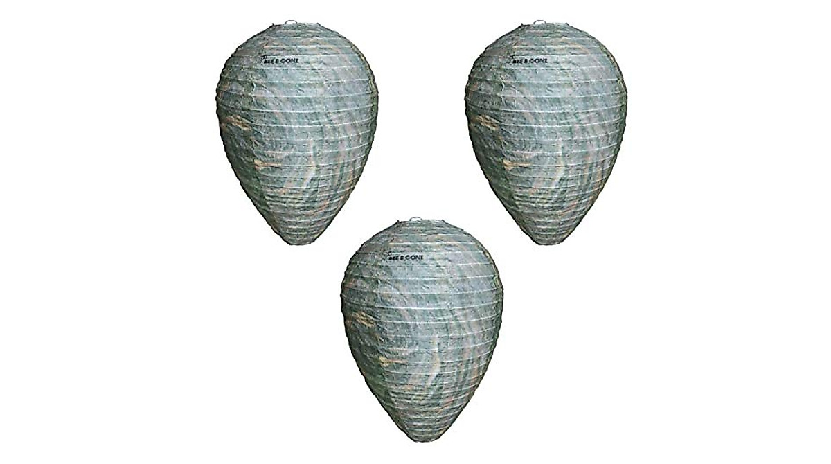 Bee B Gone Wasp Decoy 3 Pack - Easy Outdoor Pest Deterrent