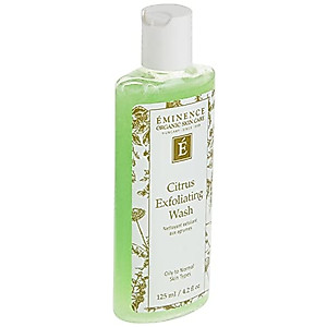 Eminence Organic Skincare Citrus exfoliating wash 4.2oz, 4.2 Ounce