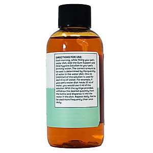 Pupford Gum and Oral Hygiene Solution, Reduces Plaque & Tartar, Supports Clean Teeth & Gum Health, Freshens Breath, Water Additive, 4-oz Bottle