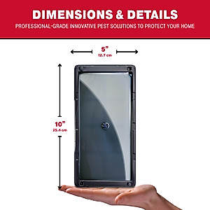 Catchmaster Rat, Snake and Mouse Traps 12Pk, Large Bulk Glue Rat Traps for Home, Pre-Scented Adhesive Plastic Tray for Inside House, Snake, Mice, & Spider Catcher, Pet Safe Pest Control