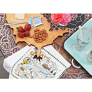 Catstudio Great Smoky Mountains Dish & Hand Towel | Great for Kitchen, Bar, & Bathroom