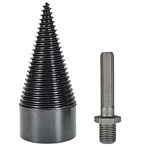 WFLNHB Hex Shank (42mm) Firewood Log Splitter Drill Wood Splitter Drill Bits for Electric Drill Bit