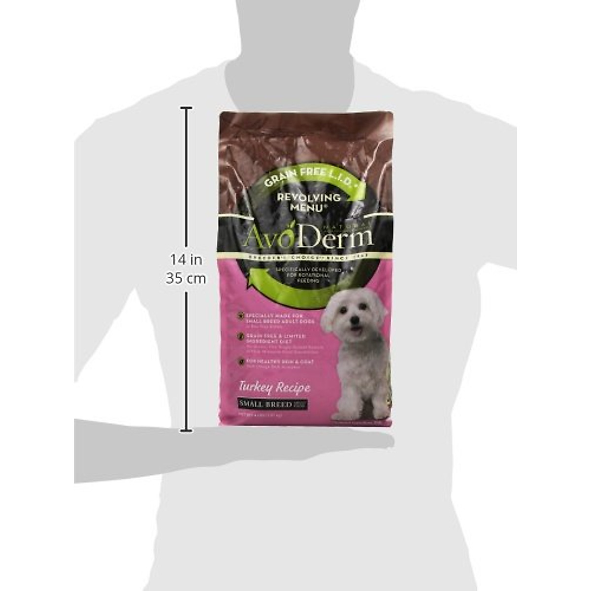 AvoDerm Natural Advanced Sensitive Support Small Breed Turkey Formula Dry Dog Food 4 lb