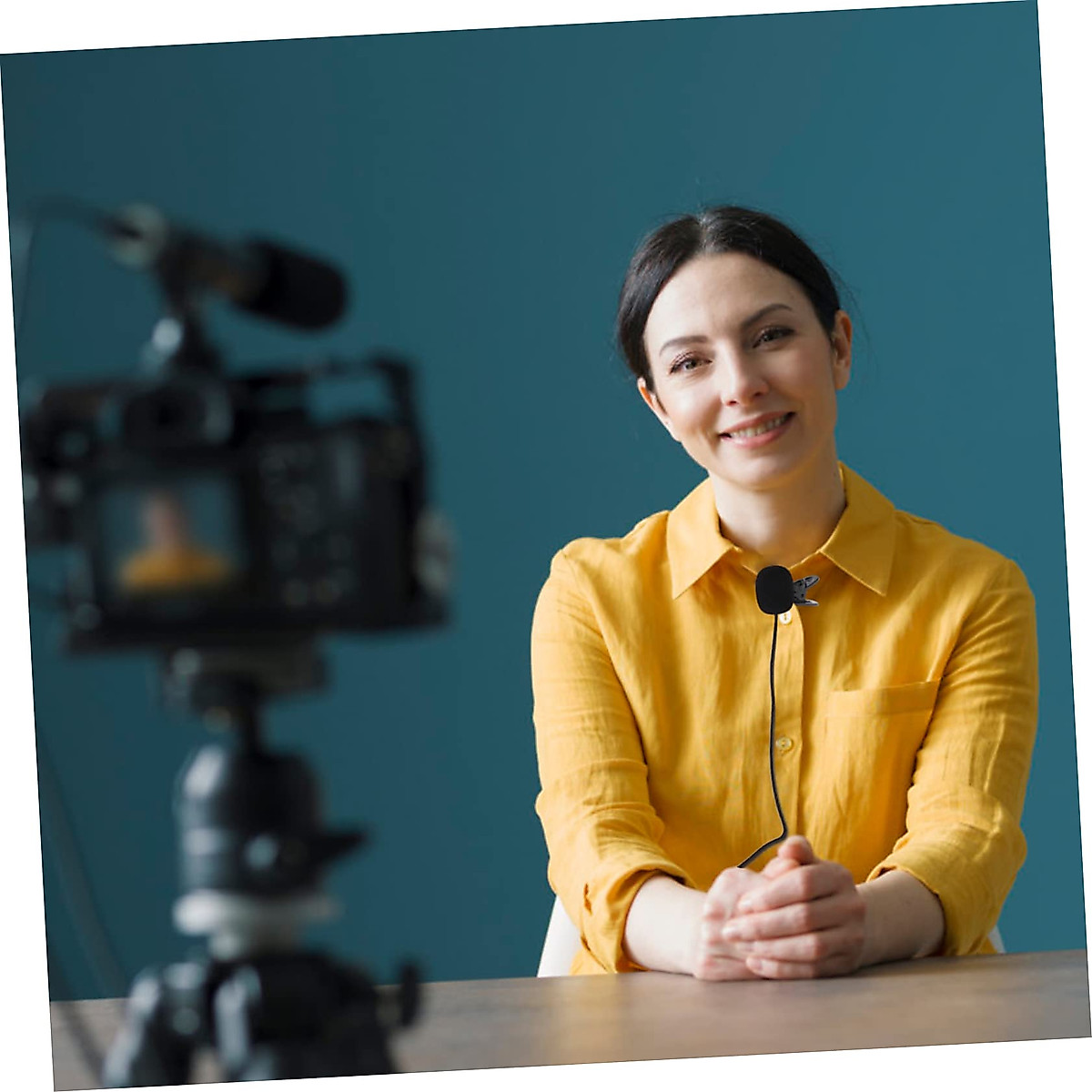 ibasenice 3pcs Lavalier Microphone Mic for Laptop Revers Lavalier Microfoons Lavalier Lapel Microphone Noise Reduction Headset Headphones Mic Recording Microphone Computer PVC Tie Clips