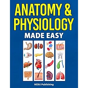 Anatomy & Physiology Made Easy: An Illustrated Study Guide for Students To Easily Learn Anatomy and Physiology