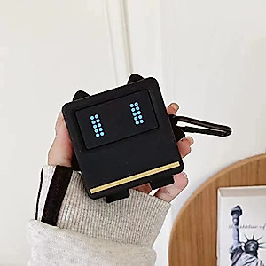 Earphone Case for Beats fit pro,3D Cute Cartoons Cool Robot Pattern Protective Cover with Keychain,Headset Case for Beats fit pro Charging Box
