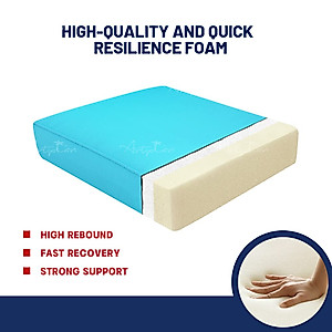 ARTPLAN Patio Deep Seating Loveseat Cushions All Weather Chair Outdoor Cushions Set of 5 for Patio Outdoor Furniture