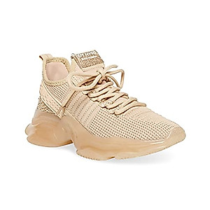 Steve Madden Women's Maxima Sneaker, Blush Multi, 7.5