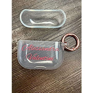 Custom Nurse Clear AirPods 3 Case with Grey Color Keychain - Best Personalized Gift for Doctor Nurse 3rd Generation AirPods Case with Your Text Add Your Name
