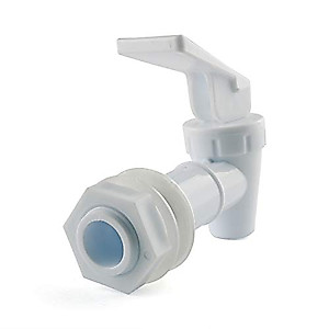 E-outstanding Water Tap 2PCS BPA Free Replacement Cooler Faucets Water Jug Ceramic Crock Spigot Spout Dispenser Valve White