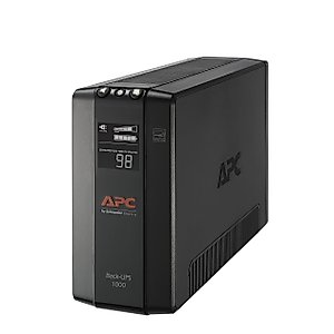 APC UPS 1000VA UPS Battery Backup and Surge Protector, BX1000M Backup Battery Power Supply, AVR, Dataline Protection