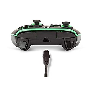 PowerA Spectra Enhanced Illuminated Wired Controller for Xbox One, gamepad, video game, gaming controller, works with Xbox Series X|S