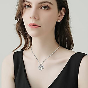 XIUDA Personalized Photo Urn Necklace for Cat Ashes Custom Photo Ashes Necklace Pet Cremation Jewelry for Women Memorial Cremation Necklace for Men