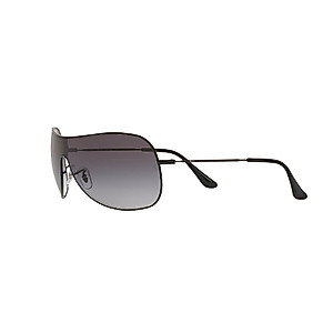 Ray-Ban Men's RB3211 Pilot Sunglasses, Black, 38mm
